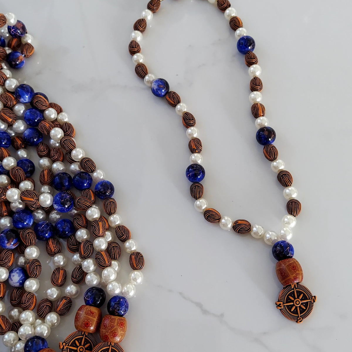 Beaded Necklace & Bracelet Set – India Batik